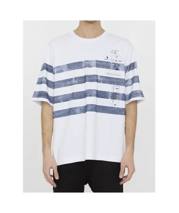 Dolce & Gabbana Dolce Gabbana Striped Crewneck T-shirt