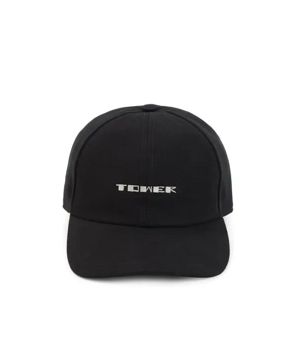 Rick Owens Tower Logo Baseball Cap - Black