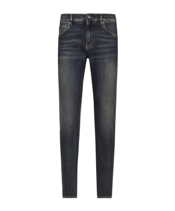 Dolce & Gabbana Dolce Gabbana Slim Fit Jeans - Blue