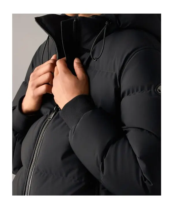 Moose Knuckles Soho Hooded Down Jacket