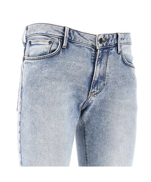 Emporio Armani Five-pocket Slim Fit Stone-washed Jeans