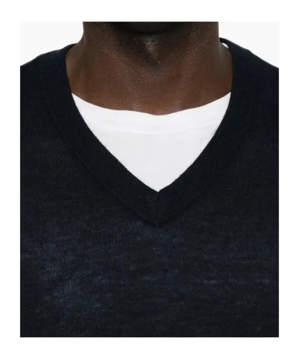 LISA YANG V-neck Knit T-shirt