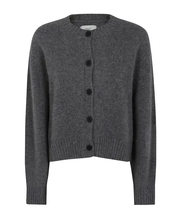Loulou De Saison Front Button Cardigan - Grey