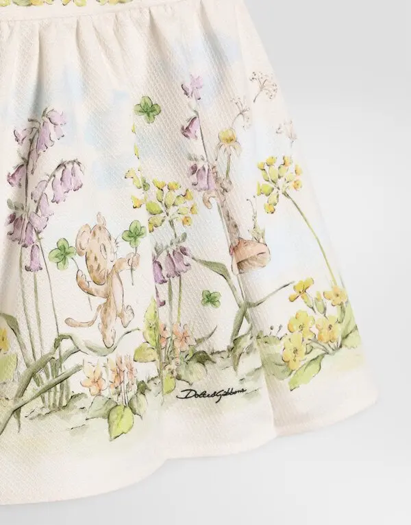 Dolce & Gabbana Piqué Dress With Bloomers