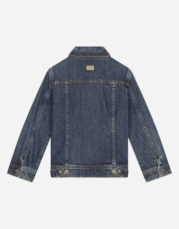 Dolce & Gabbana Logo-patch Denim Jacket