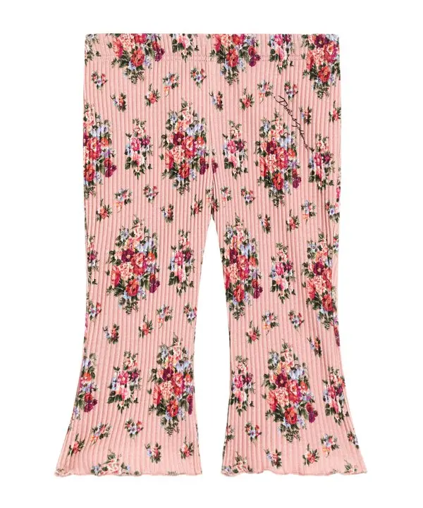 Dolce & Gabbana Floral-print Trousers - Multicolor
