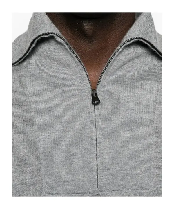 LISA YANG Zipper Turtleneck Sweater