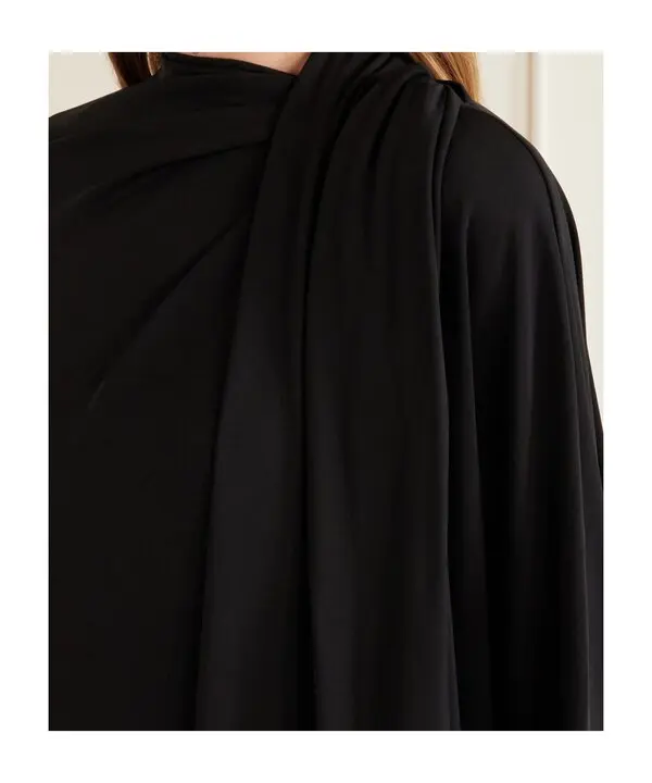 TOTEME Draped Long-sleeve Dress