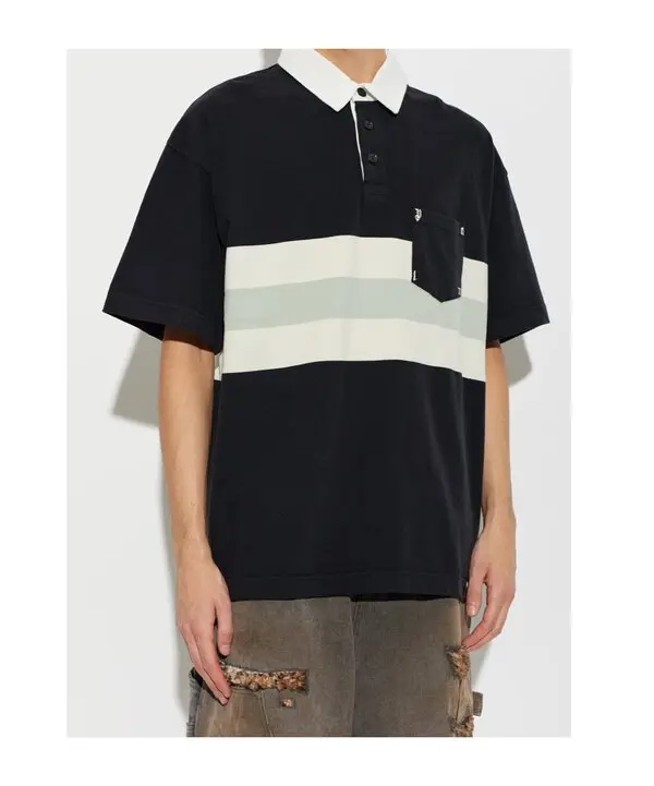 Palm Angels Short-sleeved Polo Shirt
