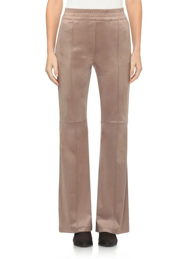 D.exterior Velvet Flared Pants