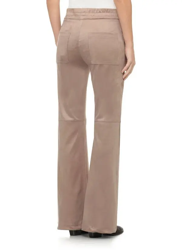 D.exterior Velvet Flared Pants