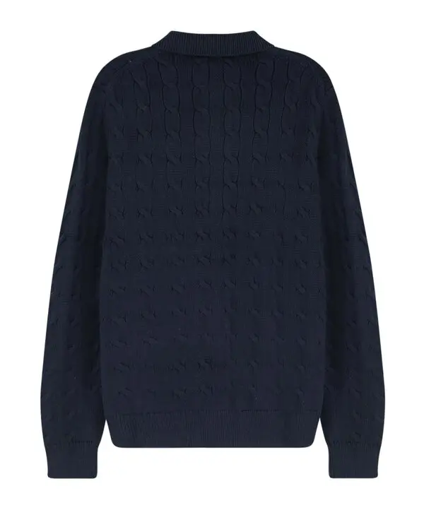 Polo Ralph Lauren Cable Knit Logo Cardigan