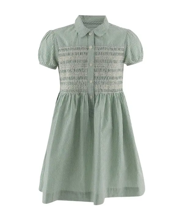 Polo Ralph Lauren Striped Shirred Dress