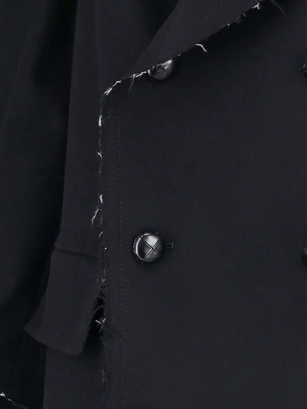 MAISON MARGIELA Raw-edge Double Breasted Coat