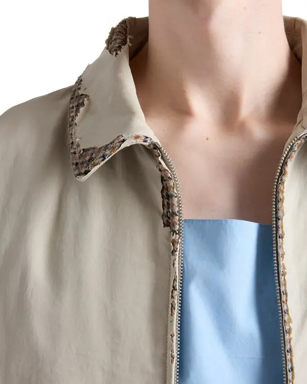 Prada Bonded Devoré Cotton Jacket