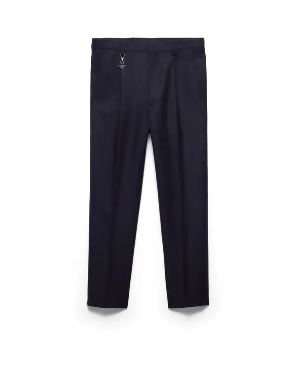 Prada Re-wool Pants - Blue