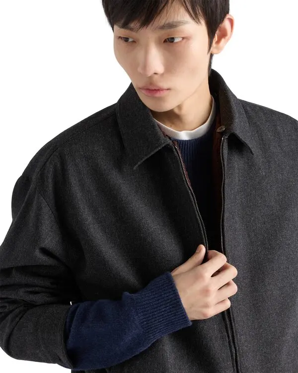 Prada Re-cashmere Crew-neck Sweater