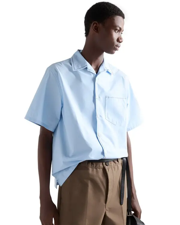 Prada Short-sleeved Cotton Shirt