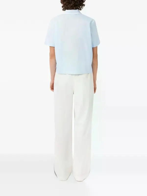 Lacoste Wide-fit Cotton Petit Piqué Pants