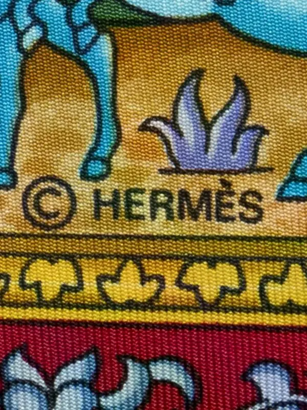 Hermès Qalamdan Silk Scarf