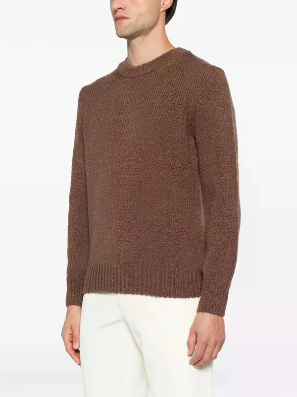 GRAN SASSO Ribbed-knit Virgin Wool Sweater