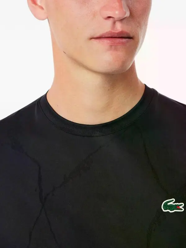 Lacoste Ultra Dry Crocodile Jacquard Tennis T-shirt