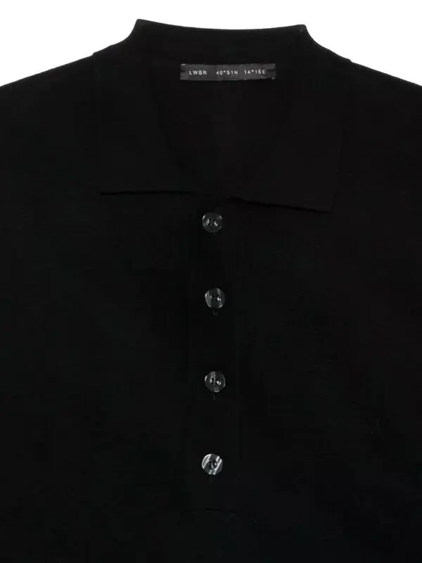 LOW BRAND Long-sleeve Polo Shirt