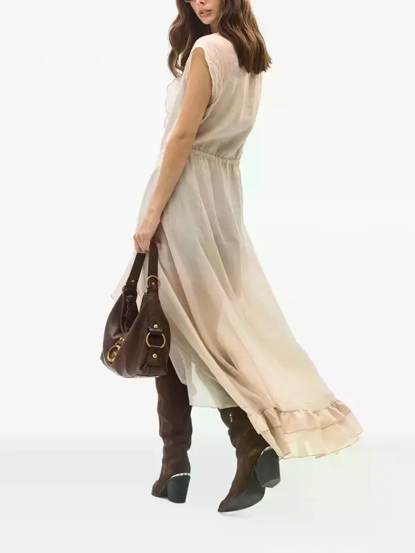 Guess Ruffled Long Dress