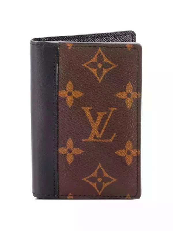 LOUIS VUITTON Pocket Organizer Macassar Monogram Canvas Small Wallets - Brown