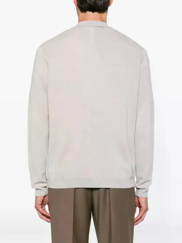 LOW BRAND Long-sleeve Polo Shirt