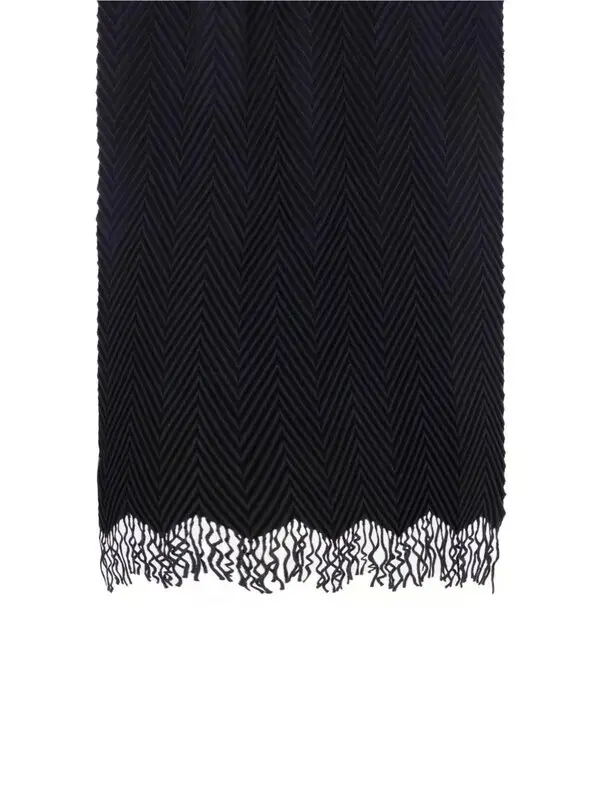 Giorgio Armani Chevron-pleated Scarf