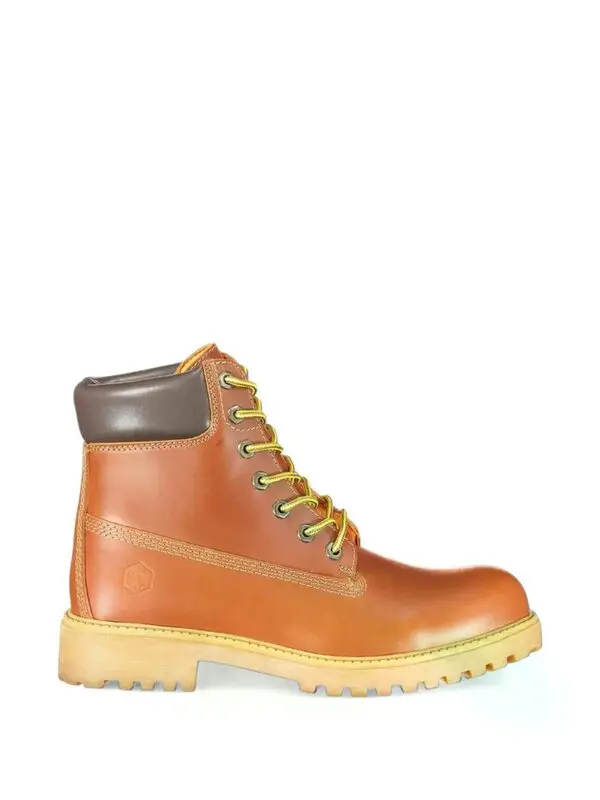 LUMBERJACK Lace-up Leather Ankle Boots