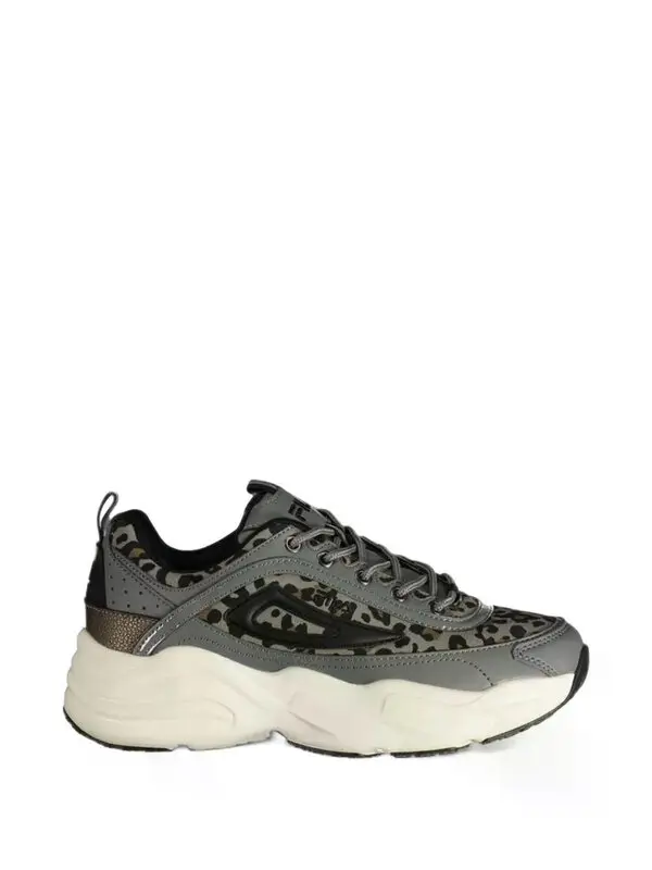 FILA Leopard-print Sneakers - Grey