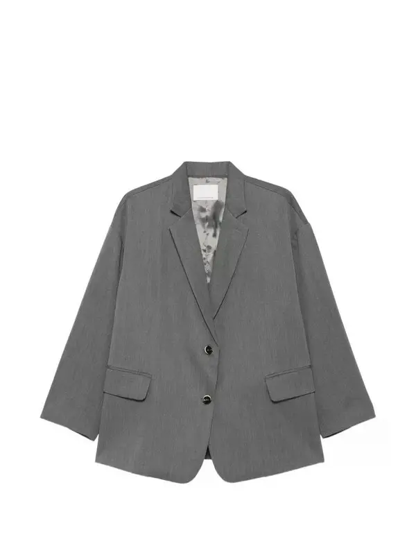 NINE:INTHE:MORNING Notched-lapel Single-breasted Jacket - Grey