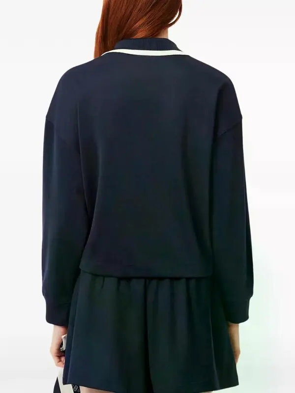 Lacoste Oversized Polo-collar Piqué Sweatshirt