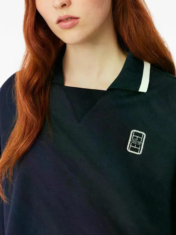 Lacoste Oversized Polo-collar Piqué Sweatshirt