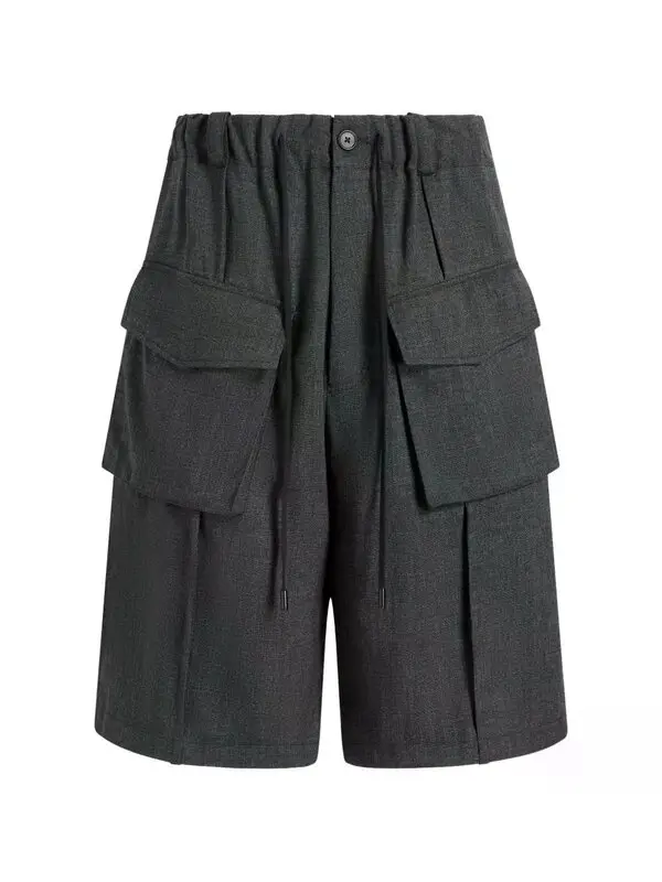 PUBLIC SCHOOL NEW YORK Clinton Mohair Shorts