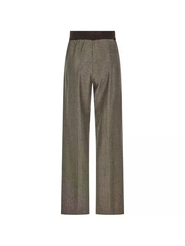 PANICALE Check-pattern Trousers