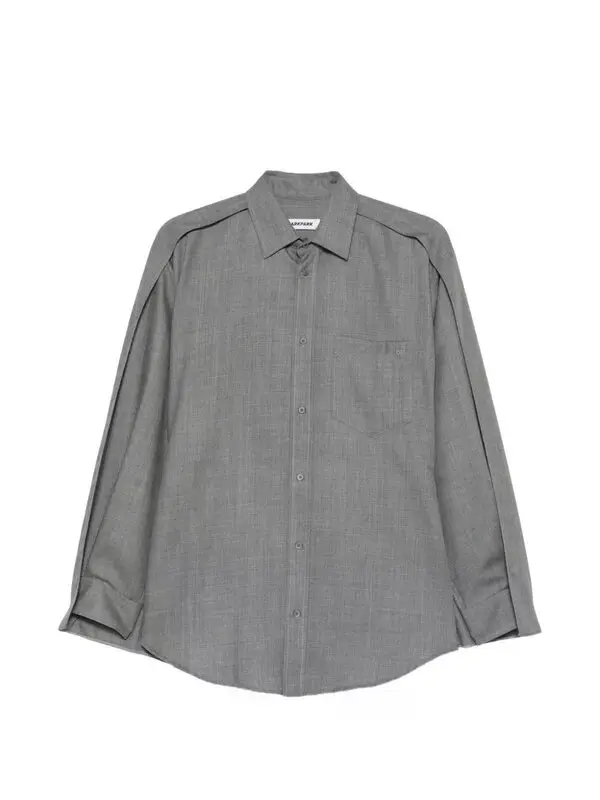 DARKPARK Anne Cape-back Shirt - Grey