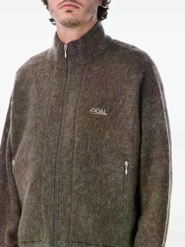 Nanamica Ooal Zip-up Mohair-blend Cardigan