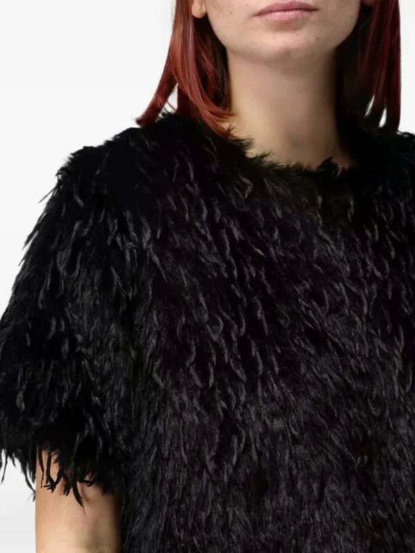 Ter Et Bantine Fringed Short-sleeve Sweater