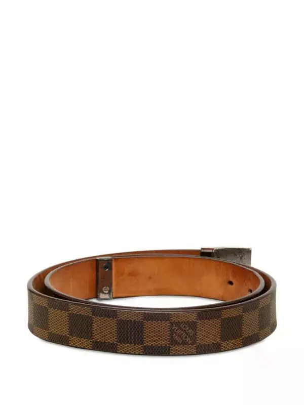 LOUIS VUITTON 2002 Damier Ebene Ceinture Belt