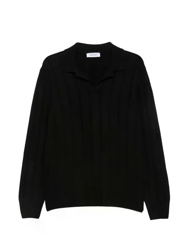 GRAN SASSO Ribbed-knit Sweater - Black