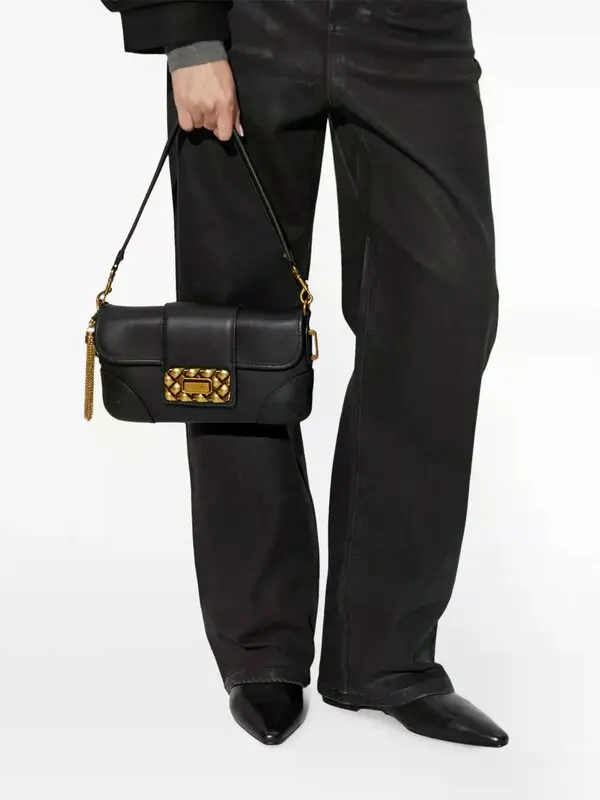 Kurt Geiger Marylebone Leather Shoulder Bag - Black