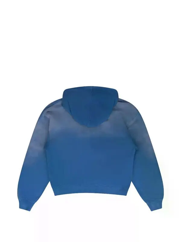 THIRTEEN STUDIOS Tinted-effect Pouch-pocket Hoodie