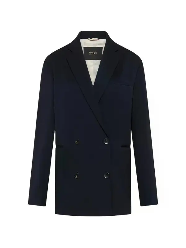 Seventy Double-breasted Notched-lapels Jacket
