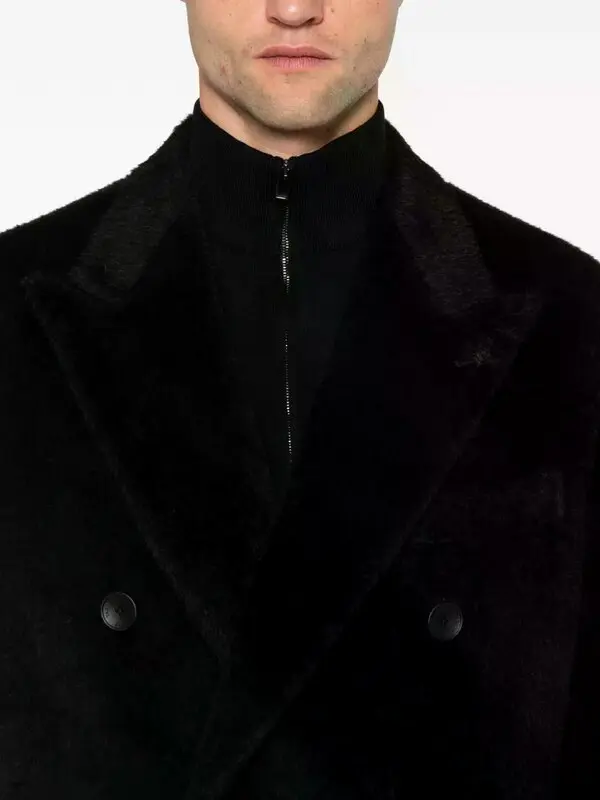 Tagliatore Double-breasted Peak-lapel Coat