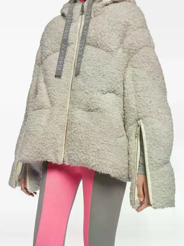 Khrisjoy Iconic Milano Quilted Shearling-effect Coat
