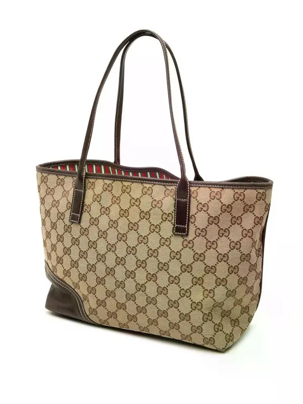 Gucci 2000-2015 Gg Canvas New Britt Tote Bag