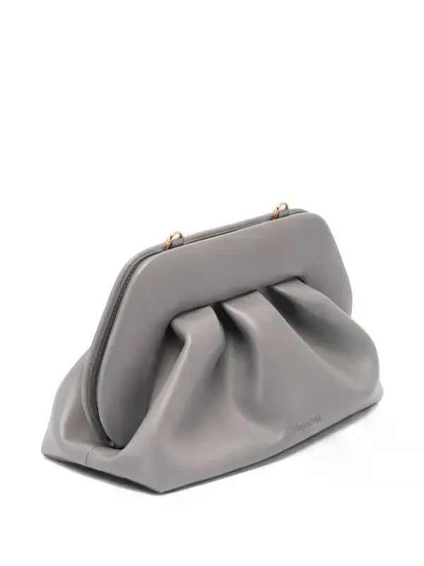 THEMOIRE Medium Bios Ruched Clutch Bag